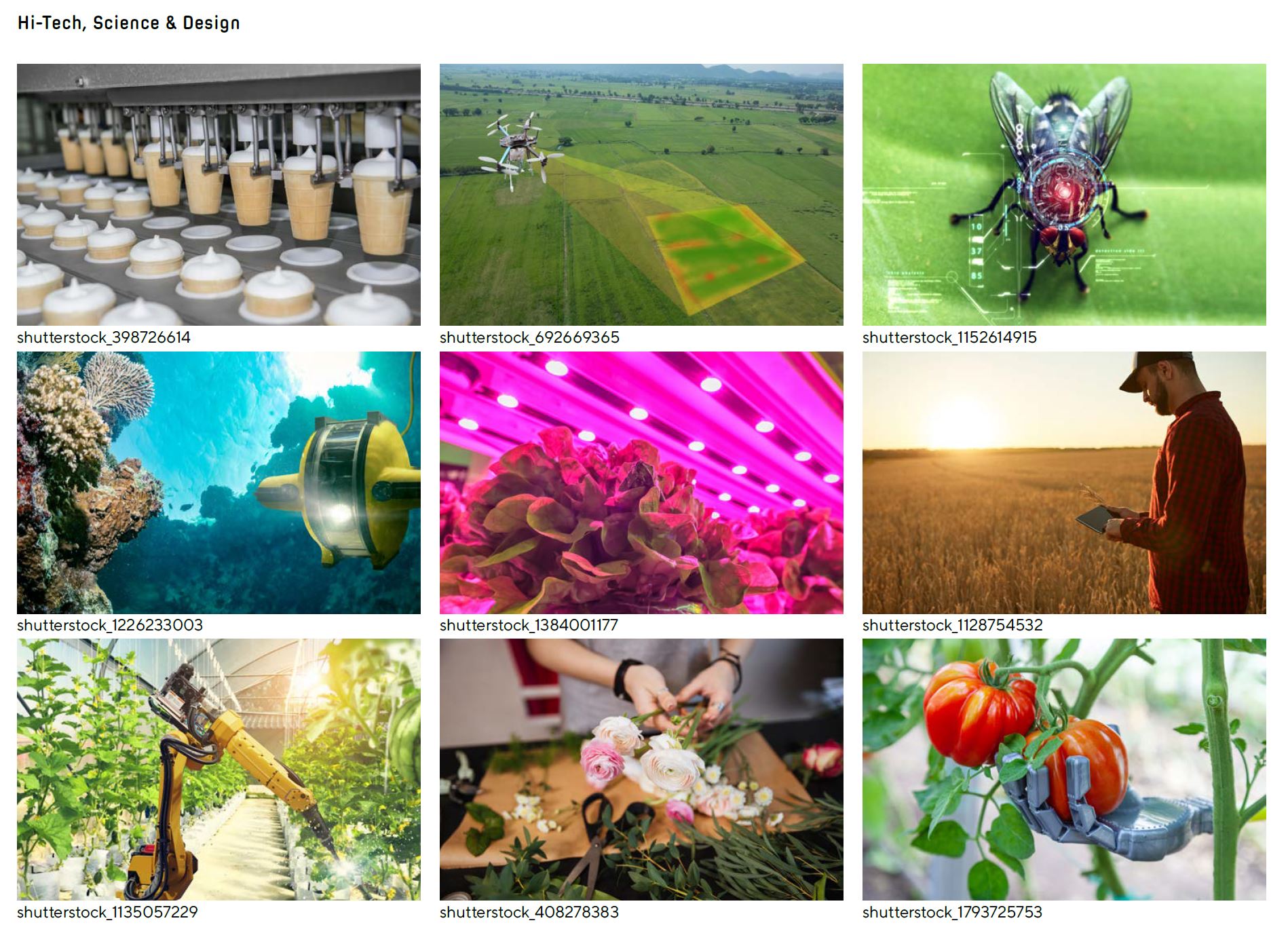 High-tech, Science & Design